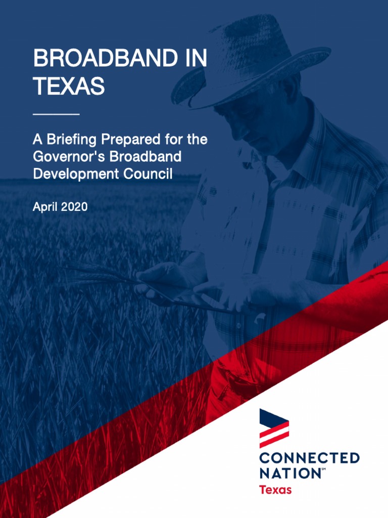 Texas Broadband Briefing Book - April 2020 | PDF | Fiber To The X ...