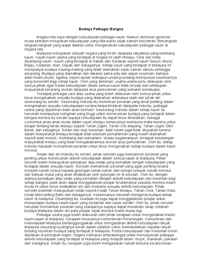 Contoh Teks Pengucapan Awam | PDF