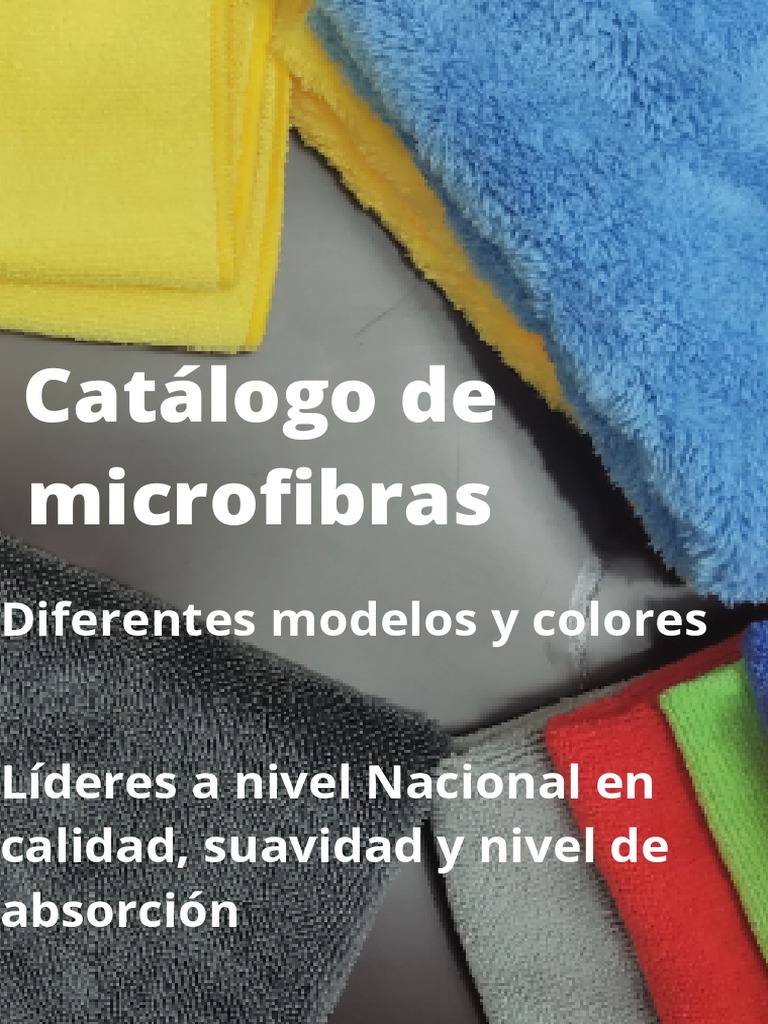 Tipos de microfibra y sus usos | PDF | Negocios | Salud y bienestar