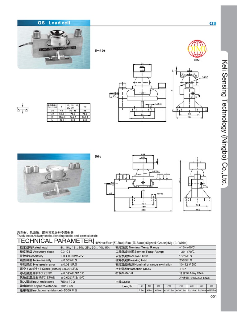Keli Load Cell | PDF