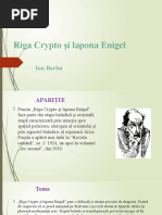 Eseu Riga Crypto Și Lapona Enigel | PDF