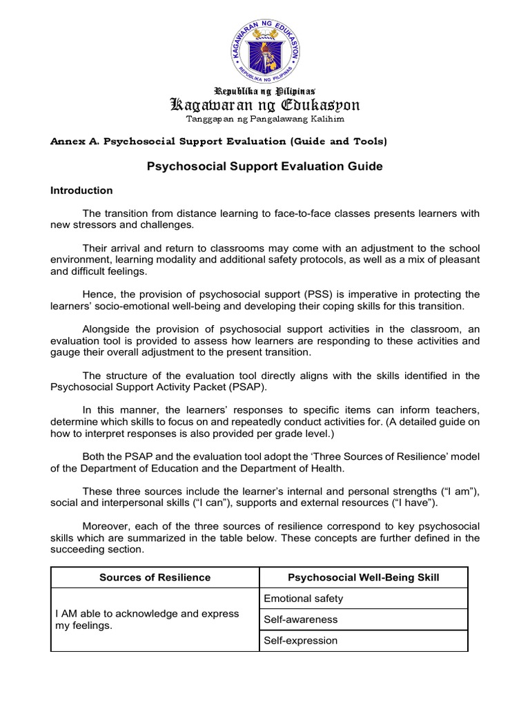 Final Printable PSAP Monitoring Guide and Tools For Kinder Grades 1 3 ...