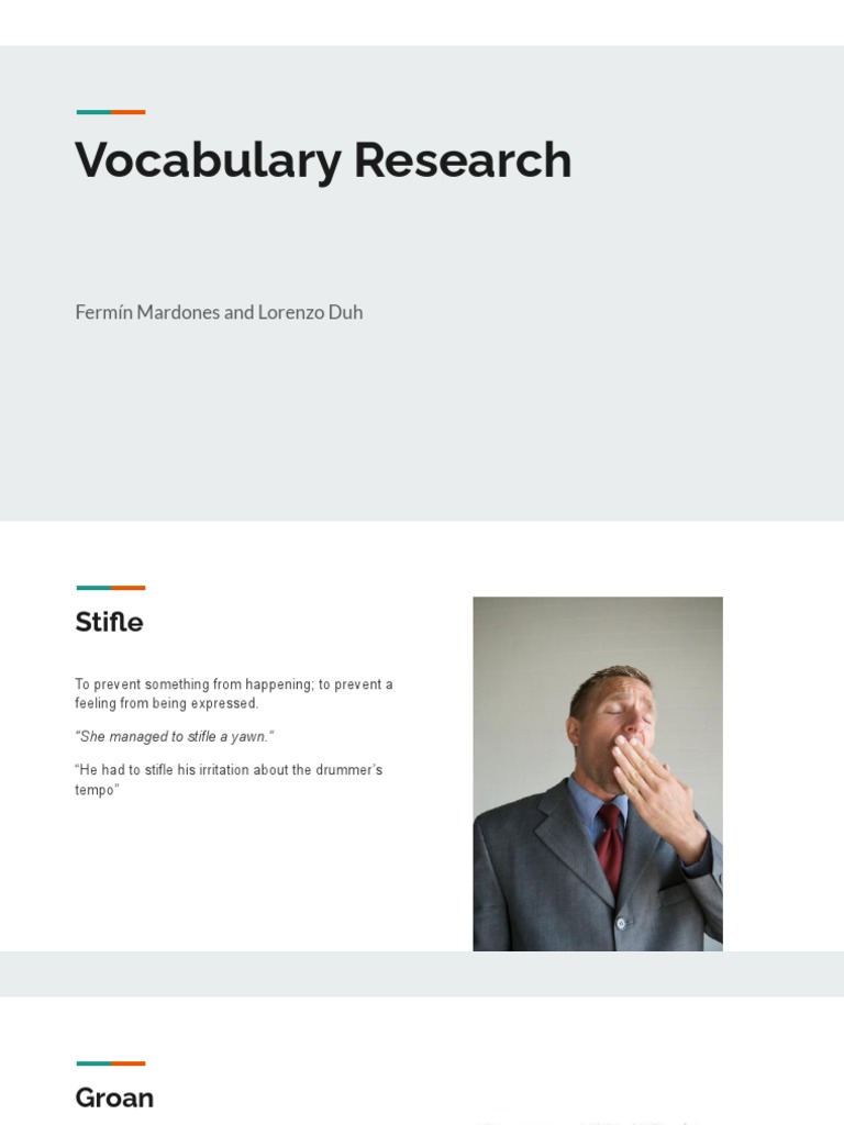 Vocabulary Research | PDF