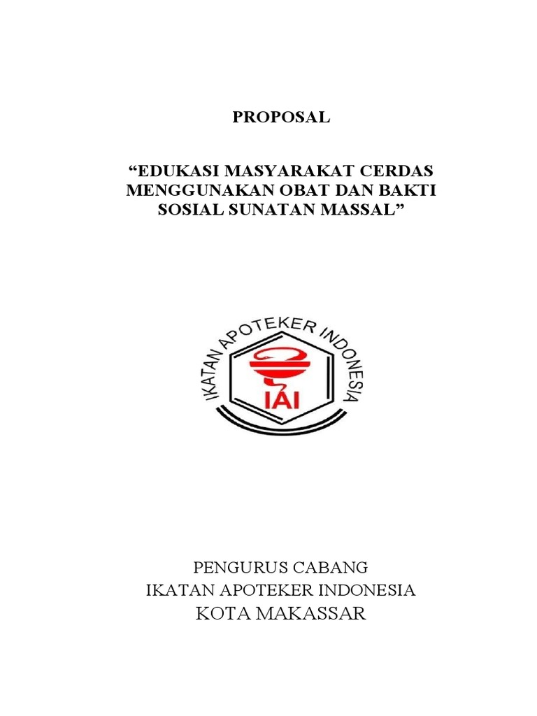 Proposal Sunatan Massal | PDF