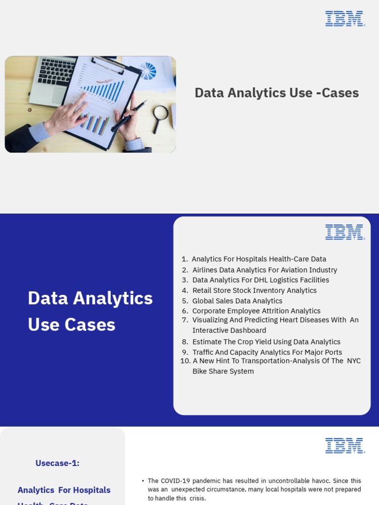 Data Analytics Use Cases | PDF | Analytics | Agriculture