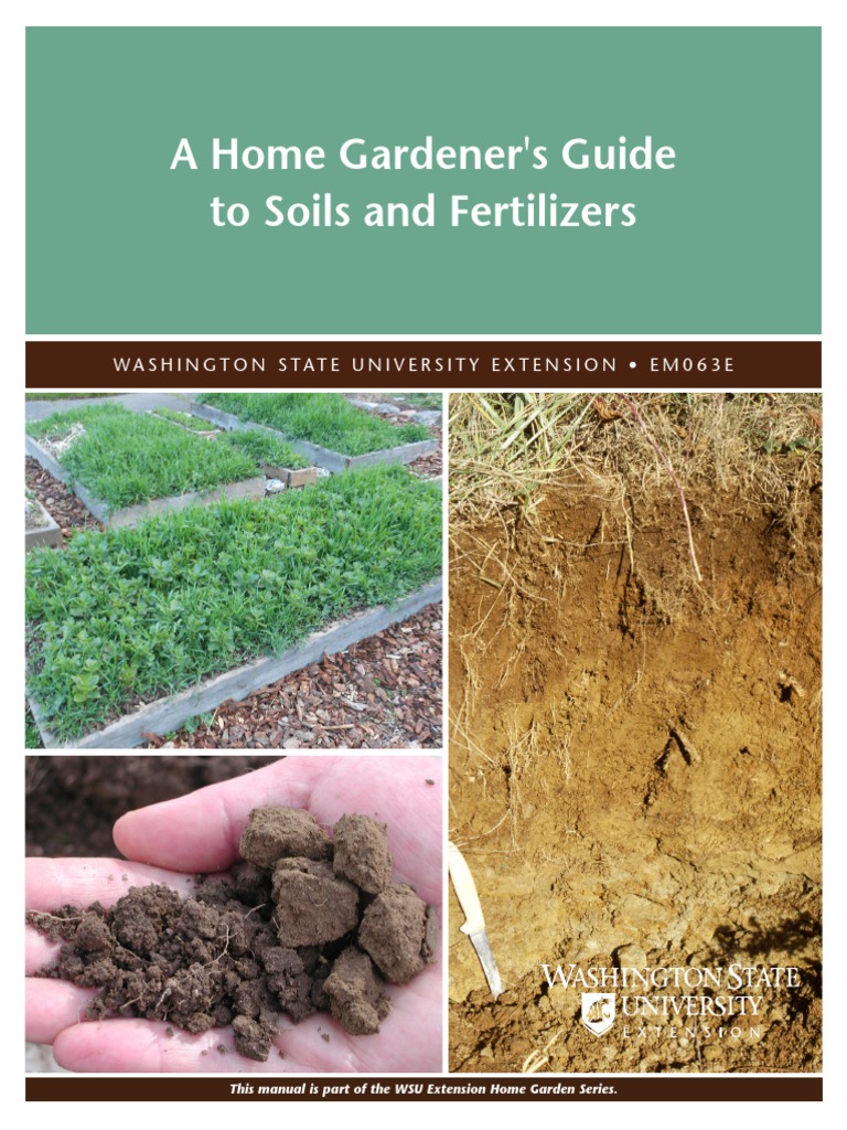 Home Gardeners Guide To Soils and Fertilizers - WSUpdf | PDF | Soil ...