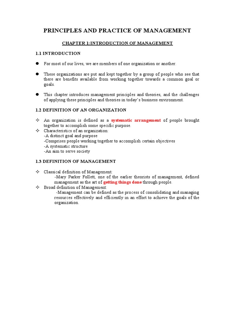 Principles and Practice of Management | PDF | Career & Growth