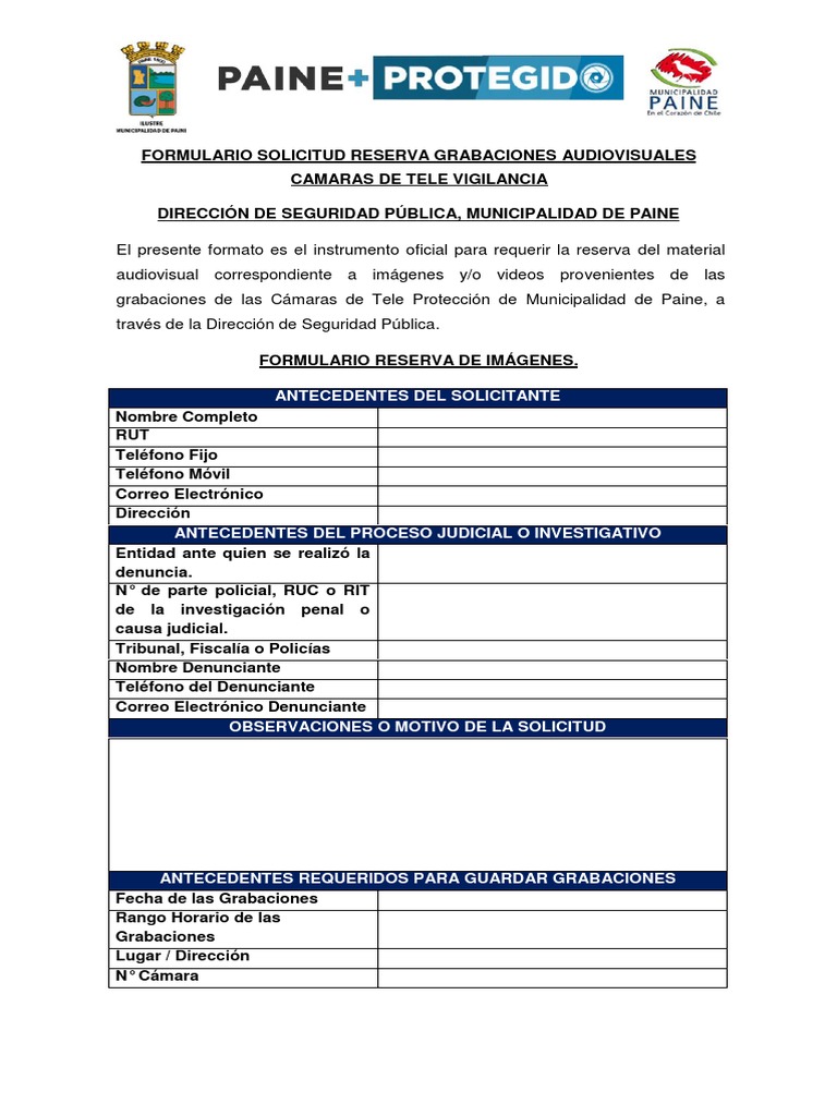 Protocolo Entrega de Imagenes | PDF | Gobierno | Justicia