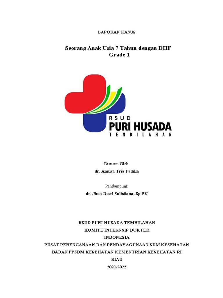 LAPORAN KASUS 1 - (DHF Grade 1) | PDF