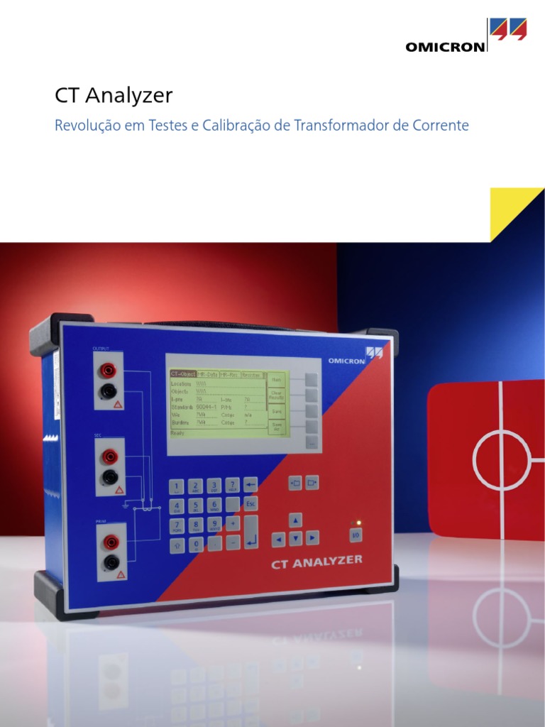 CT Analyzer Brochure PTB | PDF | Transformador | Medição