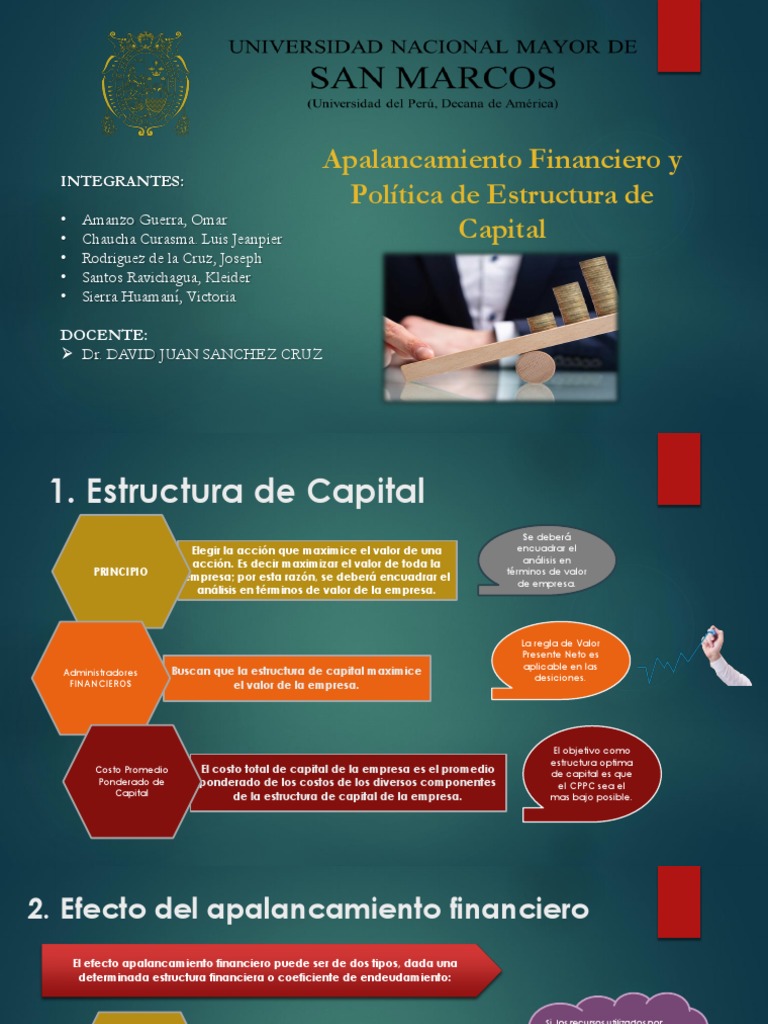 Apalancamiento Financiero y Política de Estructura de Capital - Grupo 02 | PDF | Apalancamiento ...