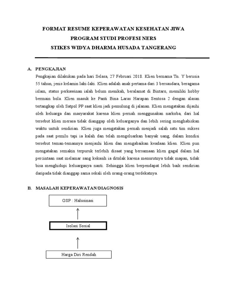 Resume Isolasi Sosial Ma Aji | PDF
