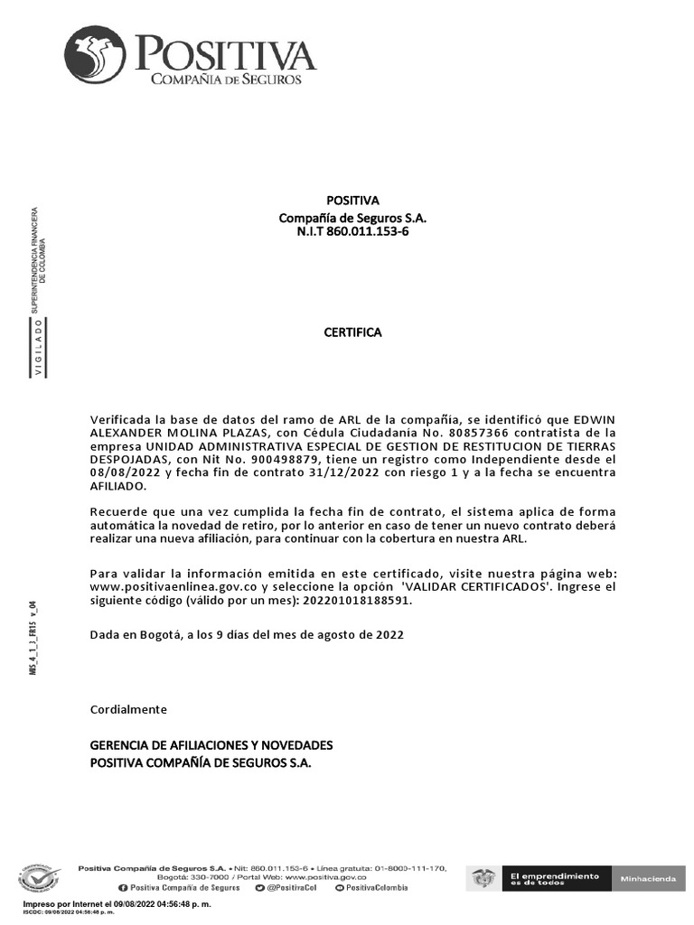 Edwin Alexander Molina | PDF | Negocios