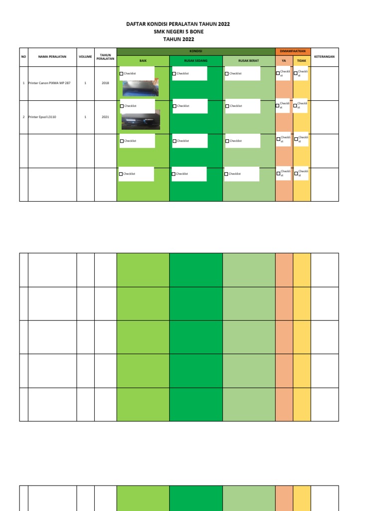 Sarpras Otkp 2022-2023 | PDF
