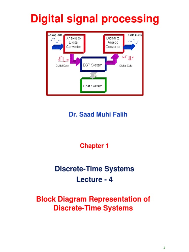 Lec-4 Digital Signal Process | PDF | Discrete Time And Continuous Time ...