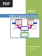 The Typical Digital Signal Processing Block Diagram | PDF | Digital ...