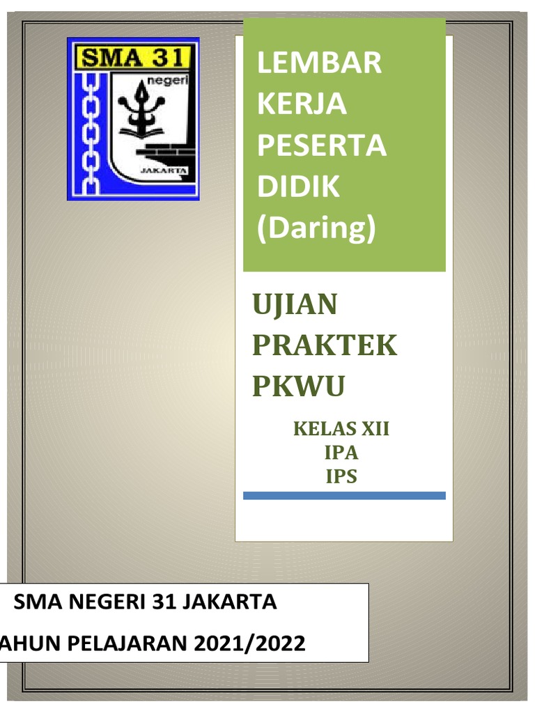 LKPD Uprak 2021 Ipa, Ips Dan Bahasa Daring | PDF