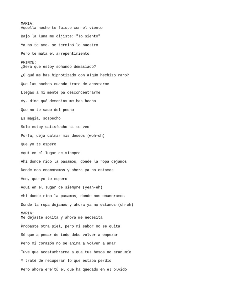 Maria Becerra - Te Espero | PDF