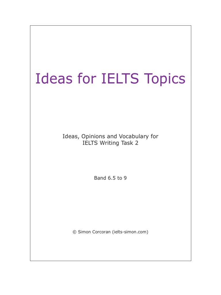 Ielts Simon Ebook | PDF