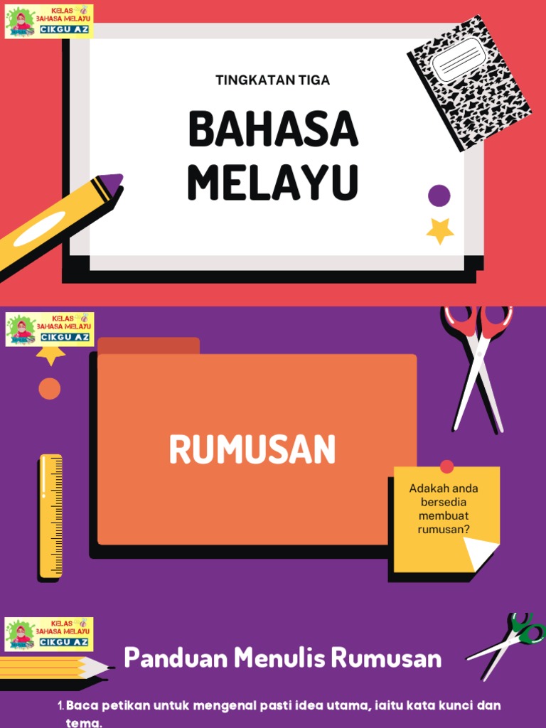 Rumusan Tingkatan 3 | PDF