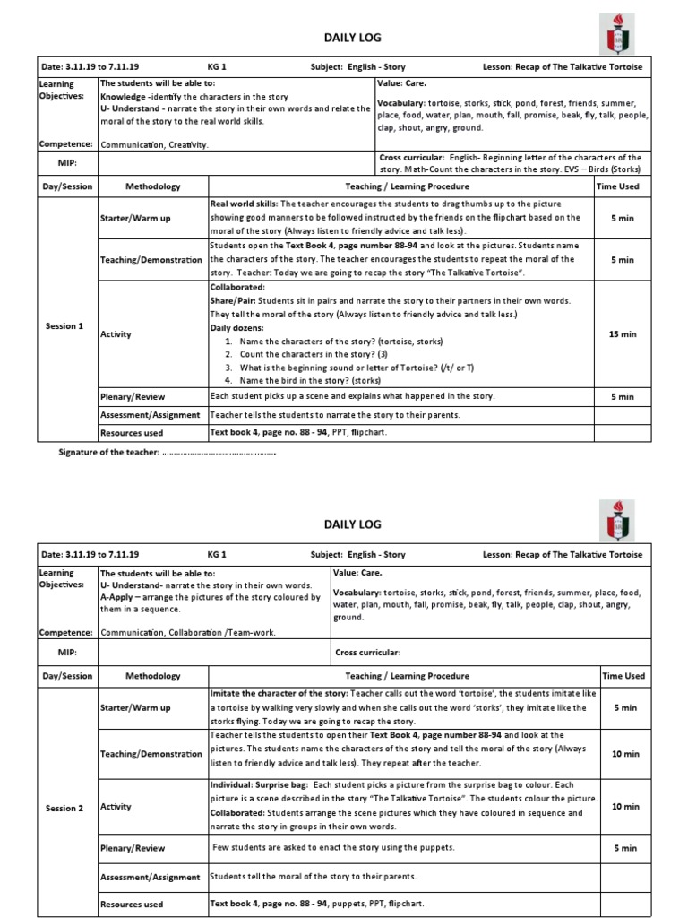 Week10 Recap The Talkative Tortoise Session1 Session2 | PDF | Learning | Cognition