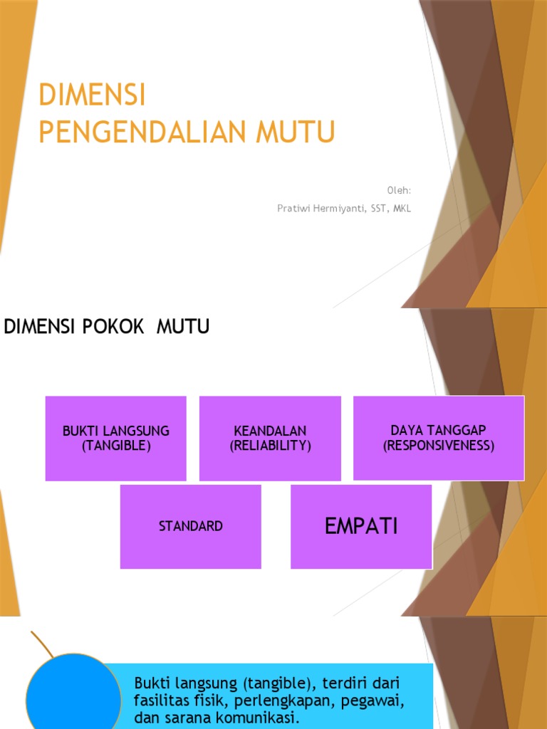 Dimensi Mutu | PDF
