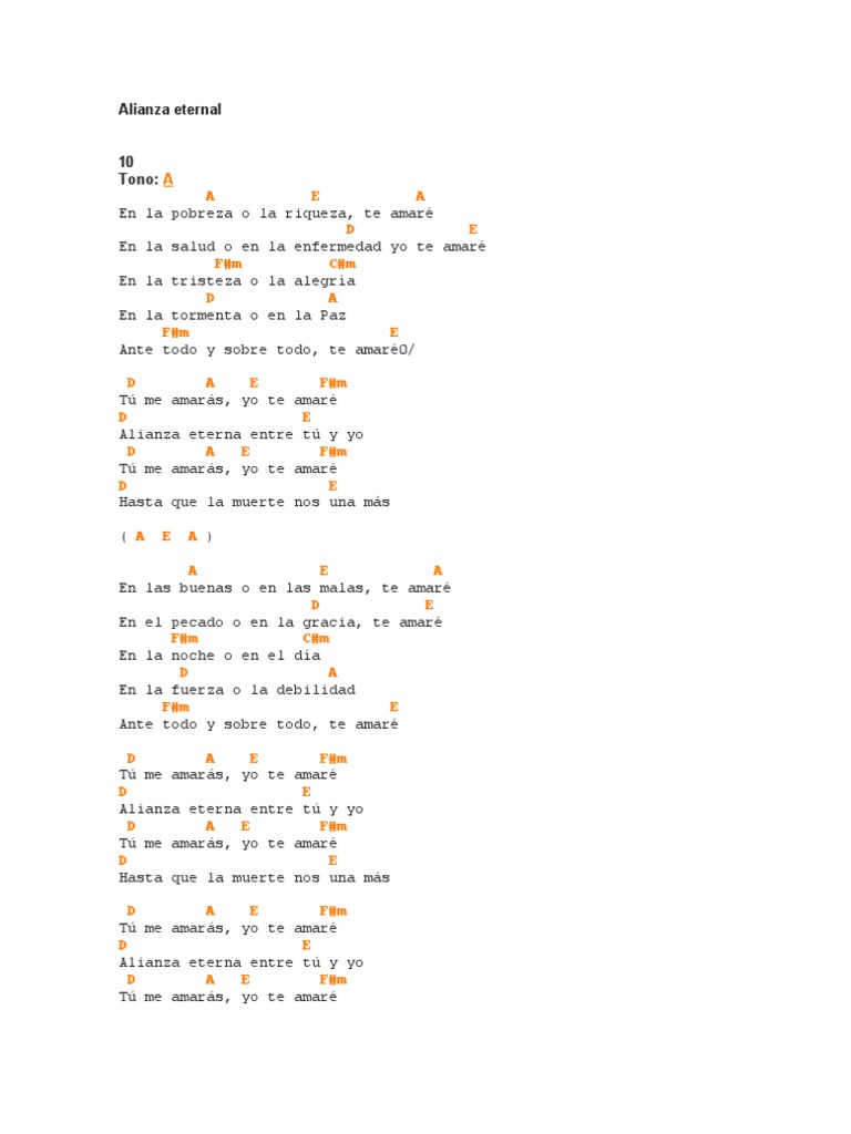 Alianza Eterna: Amor Incondicional | PDF