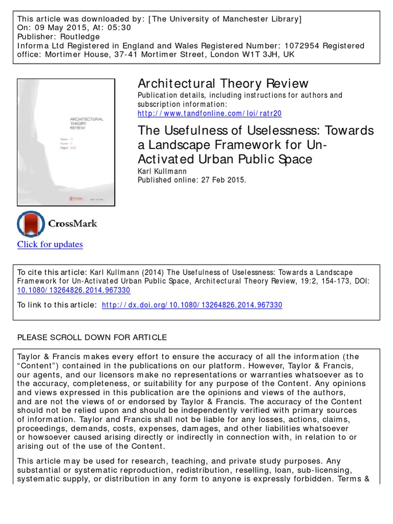 Kullmann 2014 | PDF | Landscape | Space