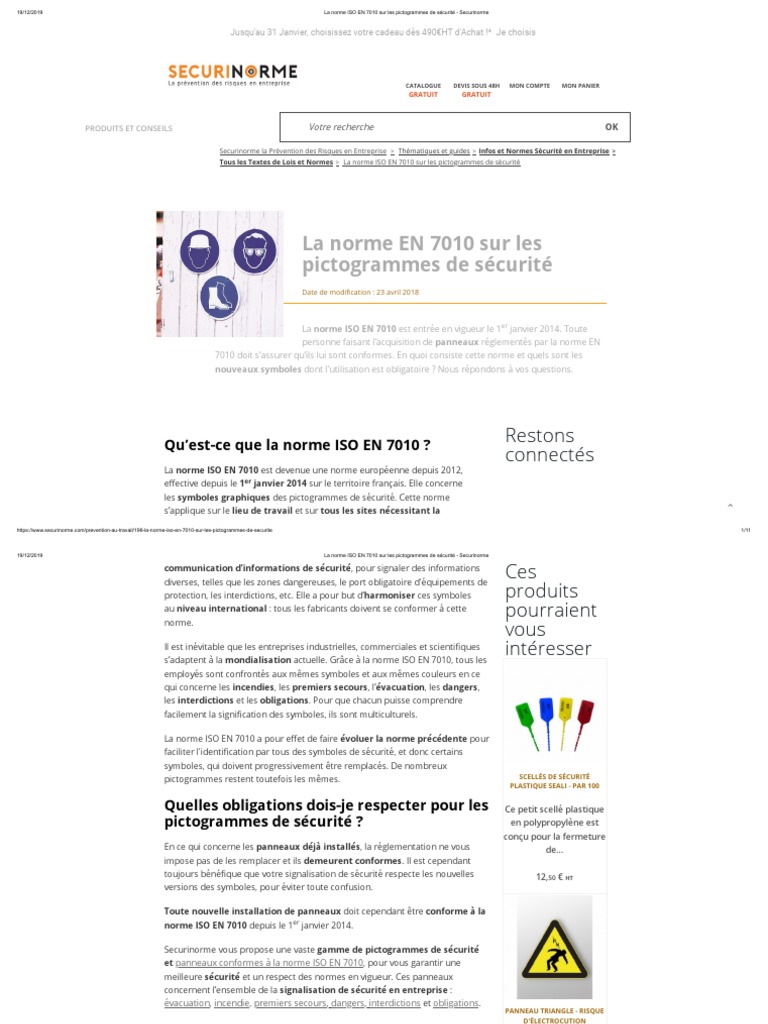 Norme ISO 7010 : Pictogrammes de sécurité | PDF | Sécurité | Radioactivité