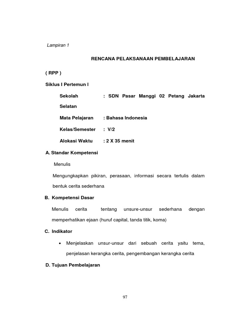 Lampiran RPP | PDF