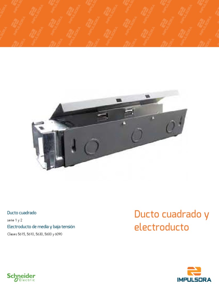 Ducto Cuadrado y Electroducto | PDF | Transmisión de energía eléctrica ...