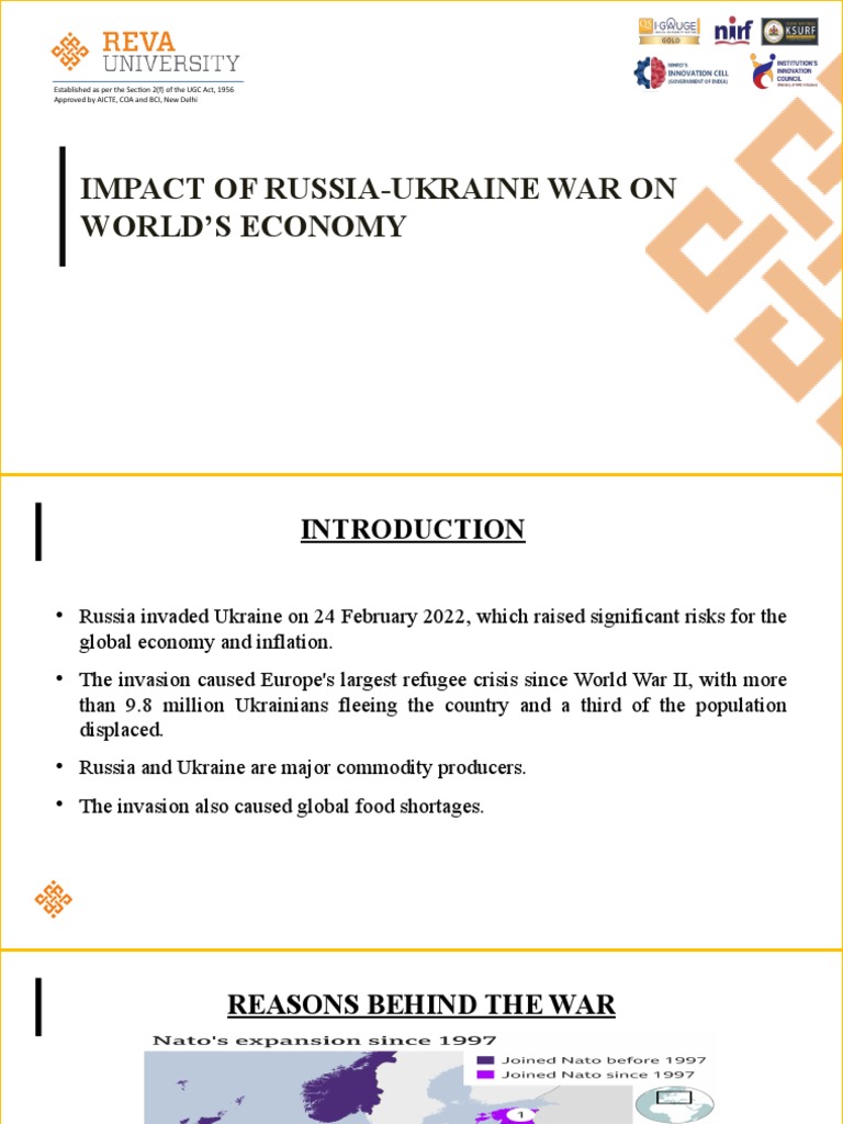 Impact of Russia-Ukraine War On World's Economy - R20MB065 | PDF ...