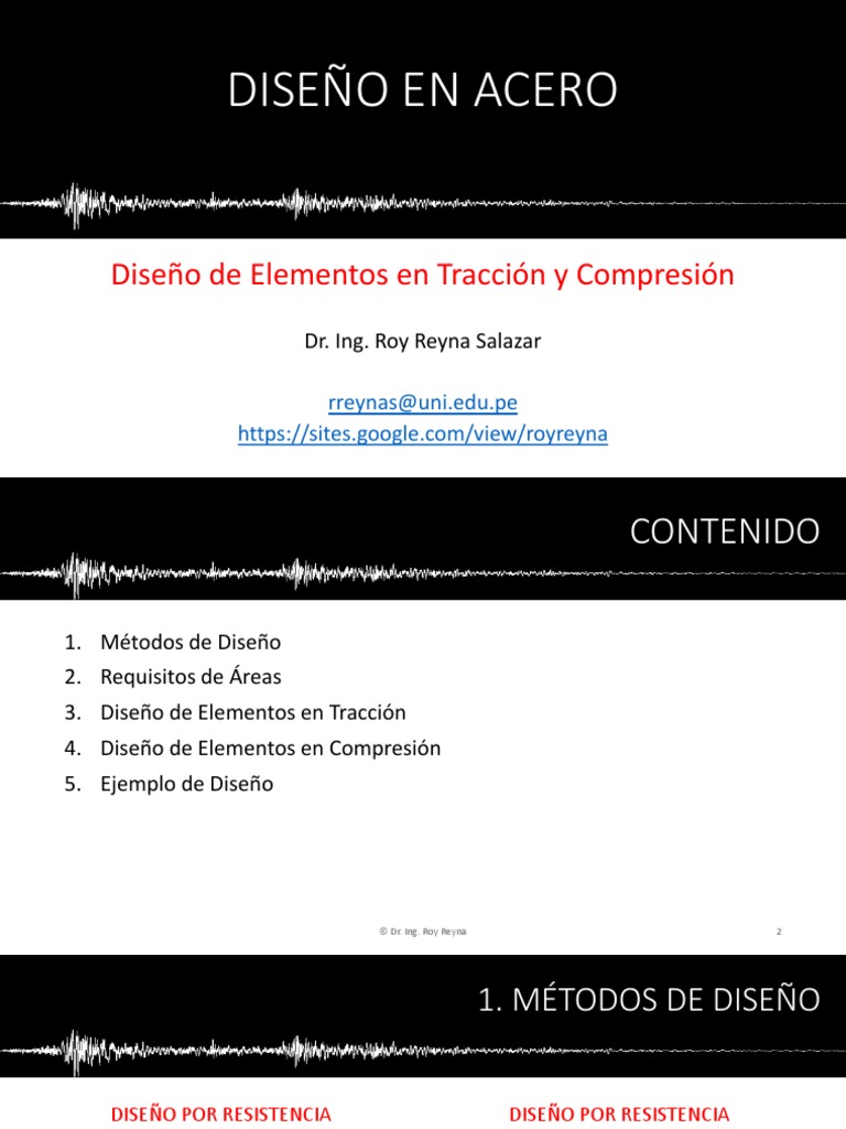 Diseño de Elementos en Tracción y Compresión | PDF | Pandeo ...