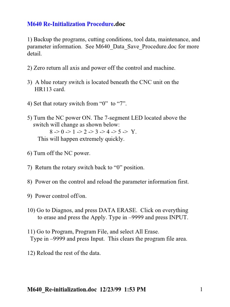m640 Reinicializacion | PDF | Computer File | Computer Science