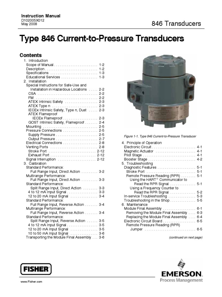 I - P846 Emerson | PDF | Electrical Network | Electricity