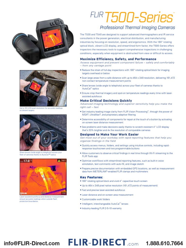 flir t530-24-datasheet | PDF | Camera | Camera Lens