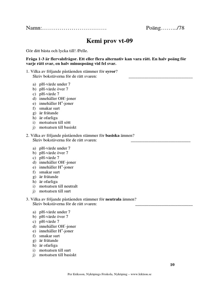 Prov Syror&Baser | PDF