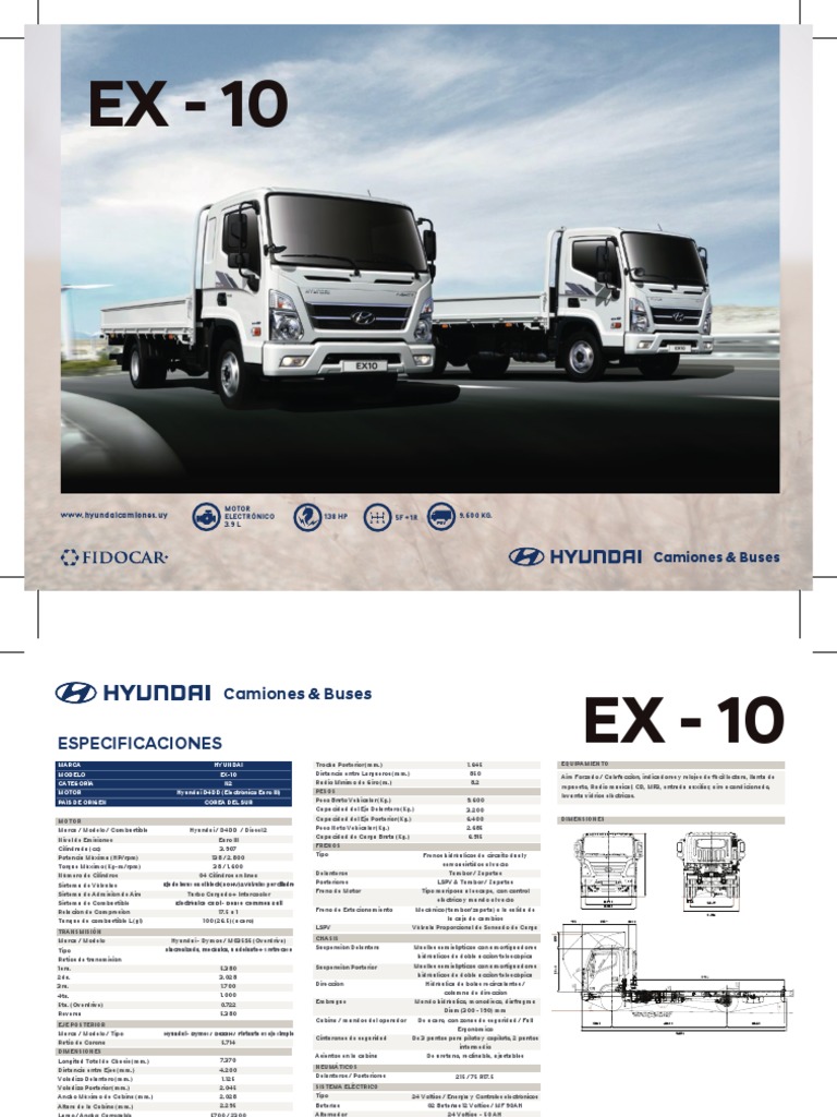 Hyundai Ex10 | PDF | Camión | Turbocompresor