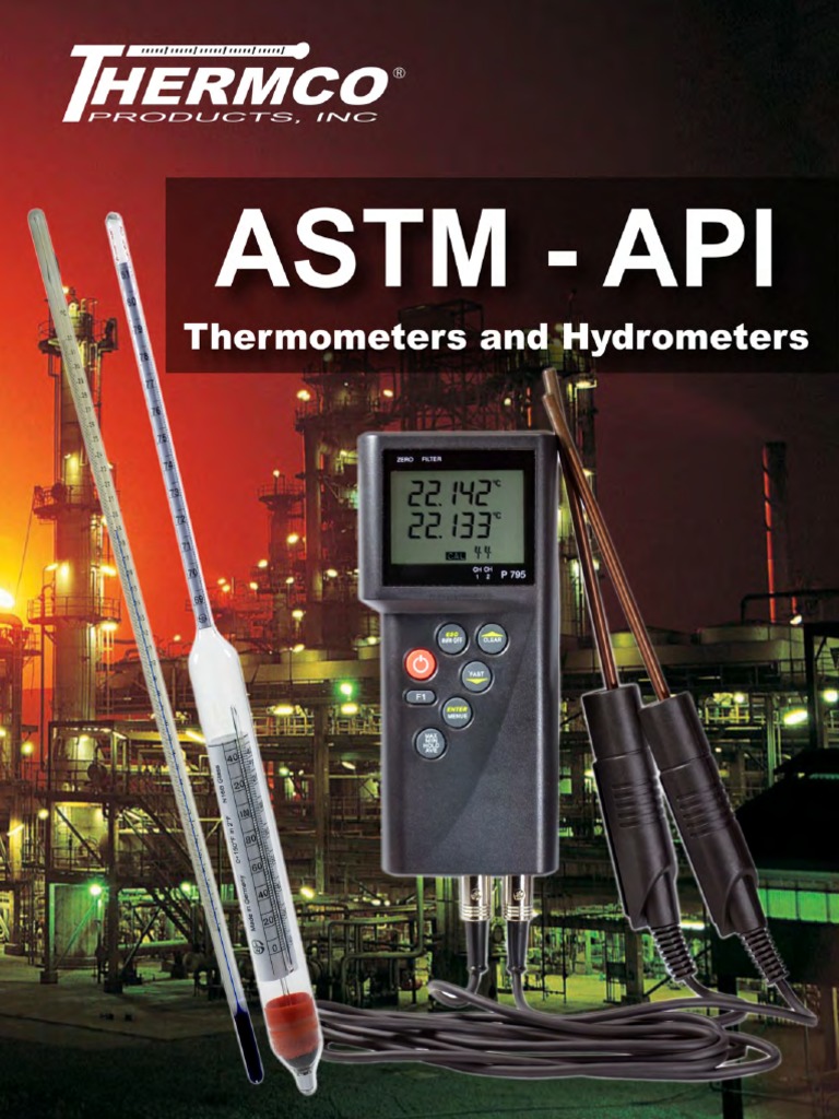 Thermco-2018-ASTM-API-Catalog | PDF | Calibration | Continuum Mechanics