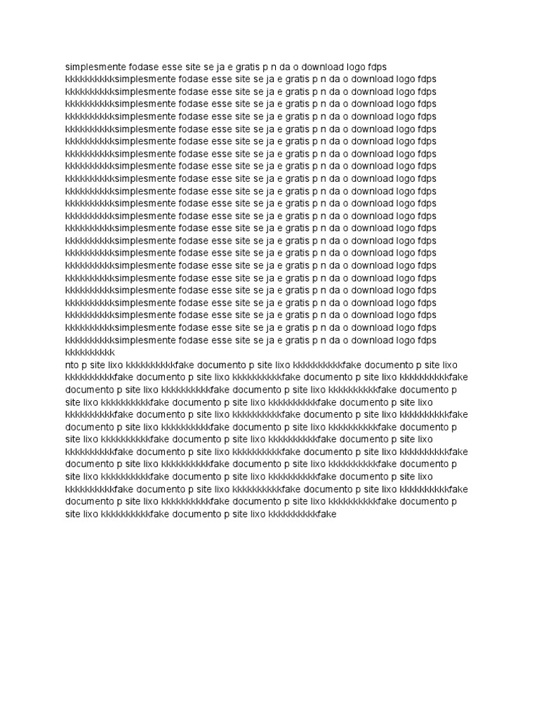 Simplesmente Fodase | PDF
