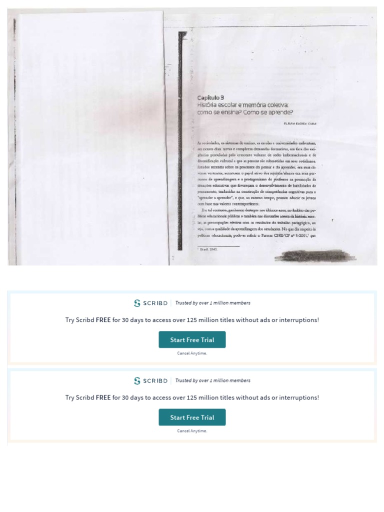 Caimi Flavia Eloisa Historia Escolar e Memoria Coletiva Como Se Ensina Como Se Aprende | PDF