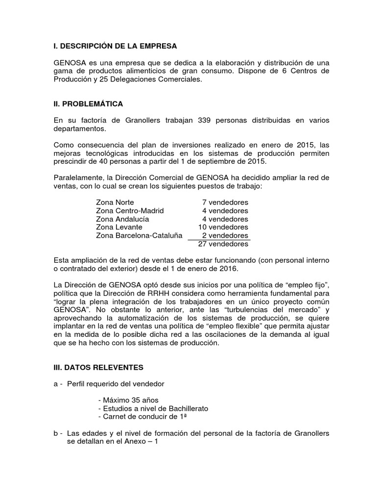 Caso Genosa H | PDF | Mediación | Business