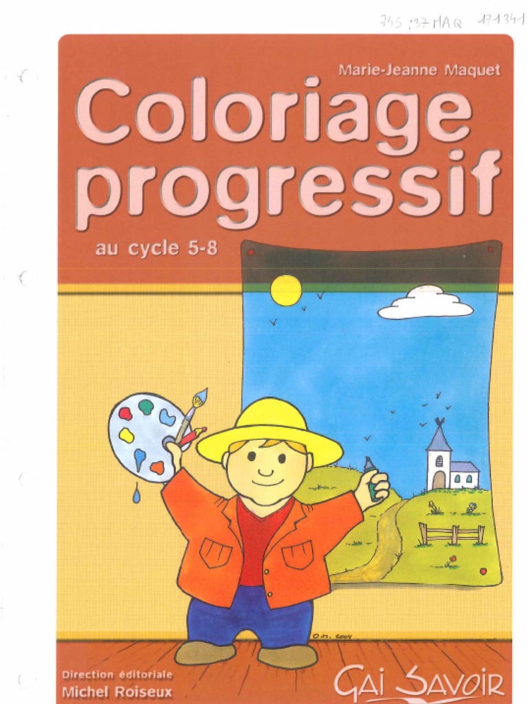 Coloriage Progressif GAI SAVOIR 1 | PDF