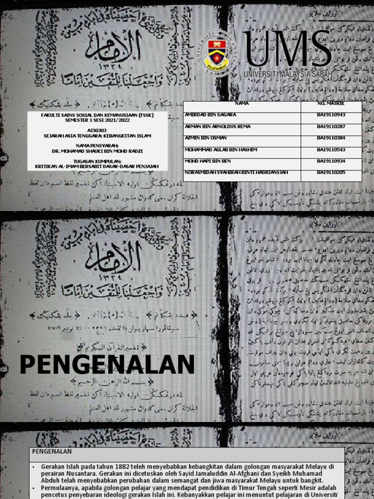 Kritik Al-Imam Terhadap Penjajahan Barat | PDF