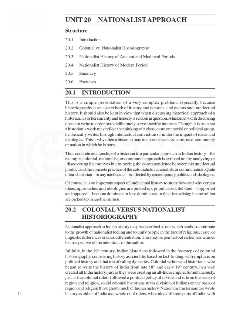 Approaches To Nationalism | PDF | Nationalism | Colonialism