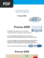 Proceso KDD | PDF | Procesamiento de datos | Bases de datos
