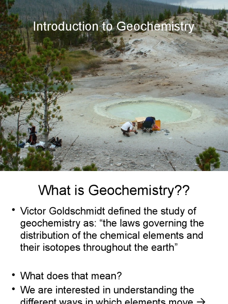 Introduction To Geochemistry | PDF | Geochemistry | Emission Spectrum