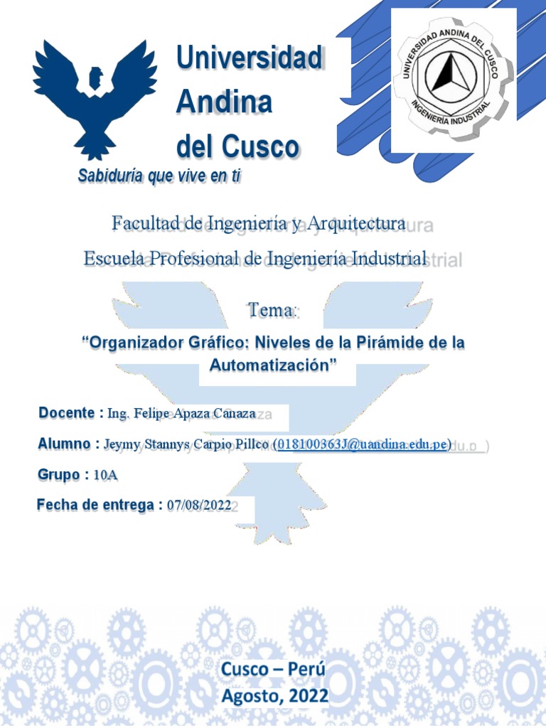 Pirámide de Automatización Industrial | PDF | Controlador lógico ...