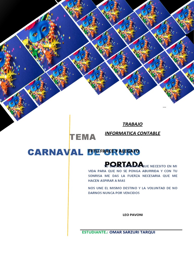 PORTADA | PDF | Carnaval