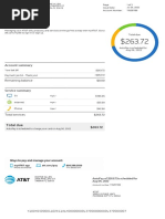 ATT Bill | PDF | At&T Mobility | Cheque
